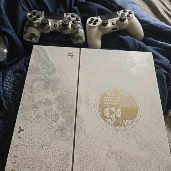 Sony | Video Games & Consoles | Sony Cream And Gold Console With ...